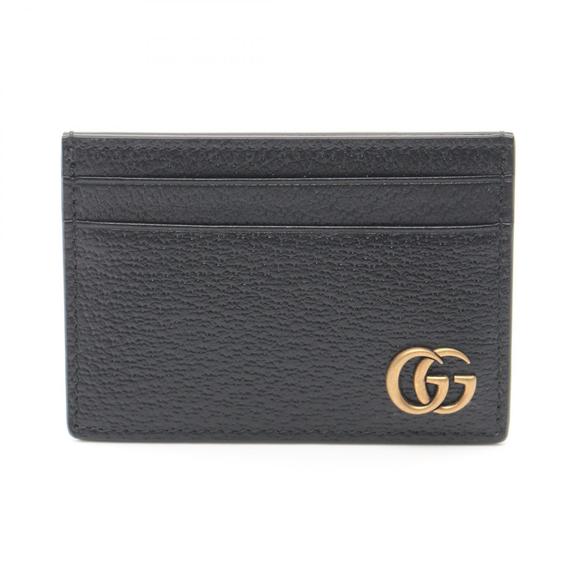 Gucci | Bags | Gucci Gg Marmont Card Case Leather Black | Poshmark